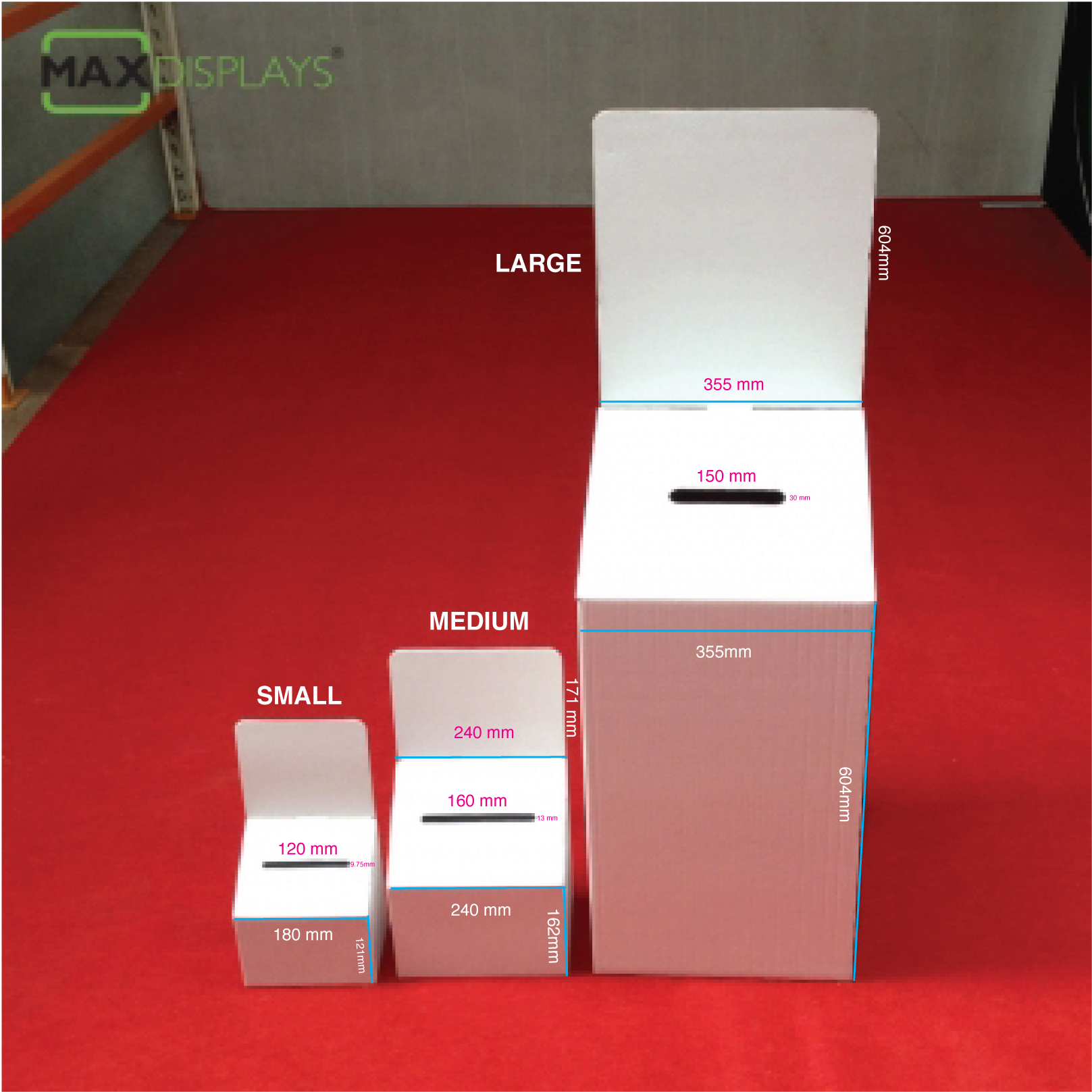 Cardboard entry box - Small