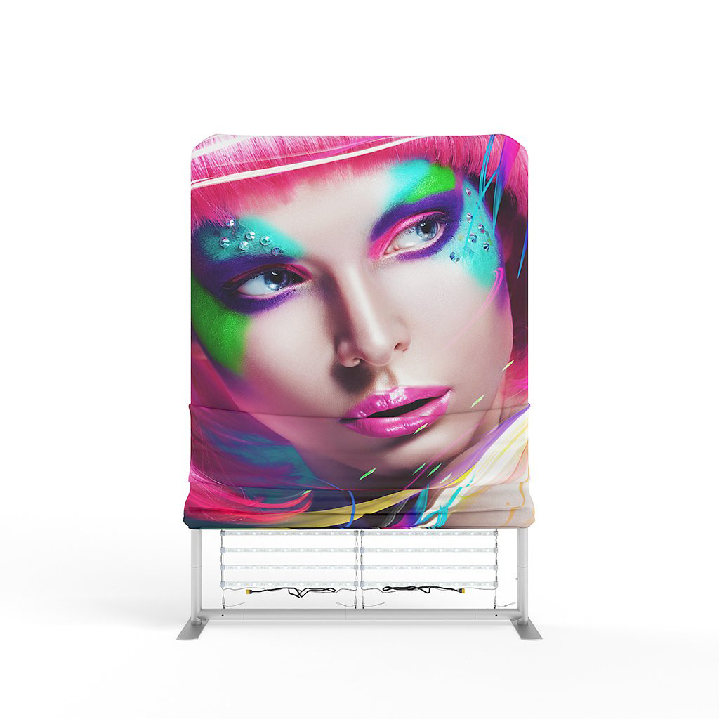 WaveLight LED back lit Pop up wall | Waveline led back lit pop up wall ...